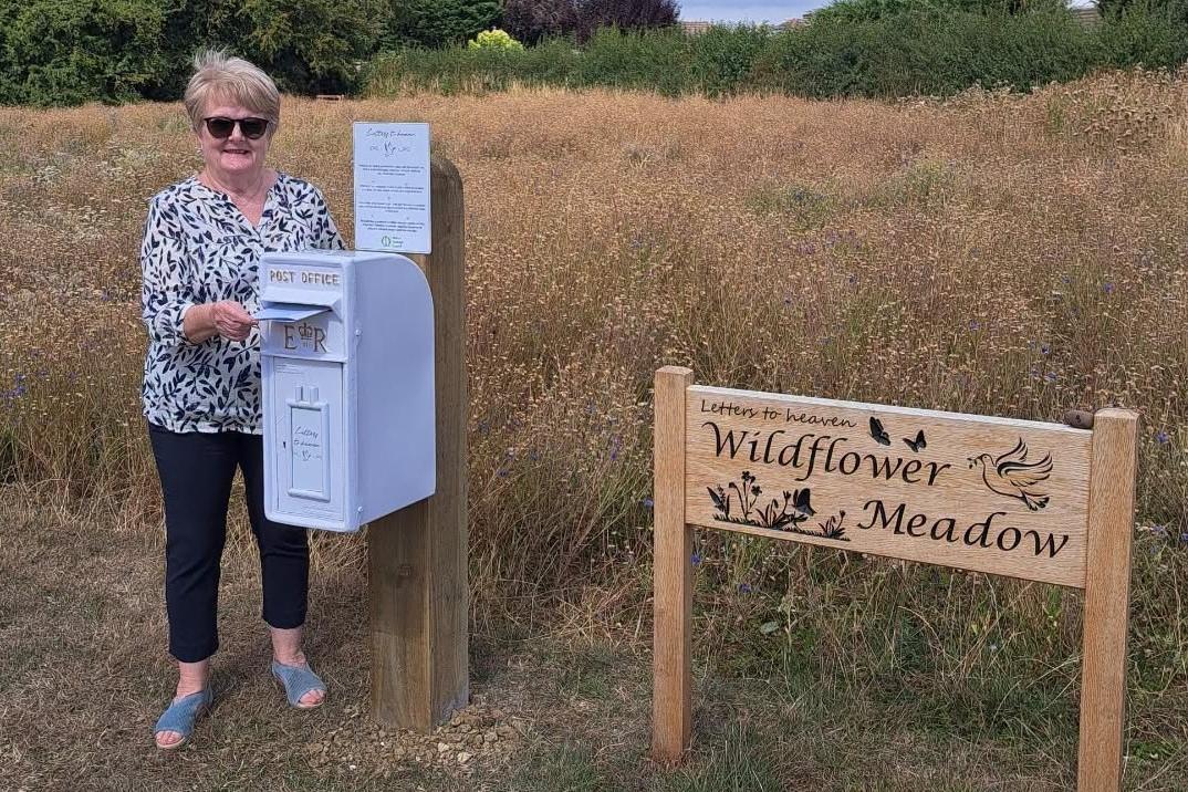 Town's second 'Letters to Heaven' post box installed at country park